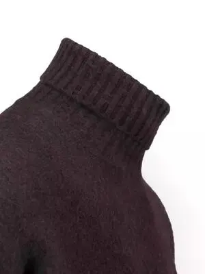 DRUMOHR Wool Roll Neck Sweater - Brown