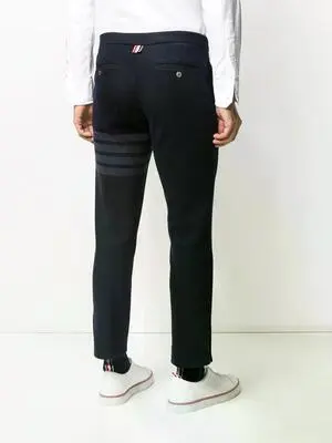 Thom Browne 4-bar Slim-fit Tonal Trousers
