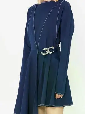 JW Anderson Chain Link-embellished Asymmetric Dress