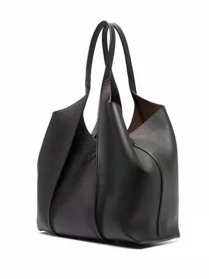 TOD'S Timeless Leather Tote Bag - Black