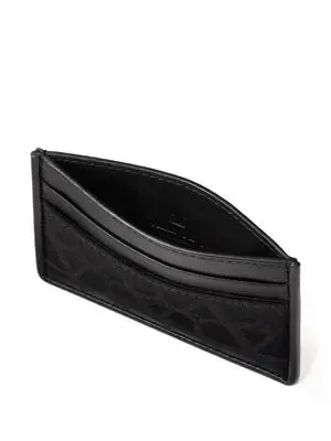 Valentino Garavani Toile Iconographe Leather Cardholder