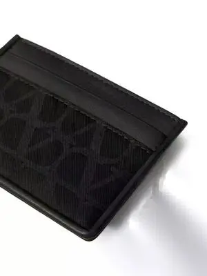 Valentino Garavani Toile Iconographe Leather Cardholder