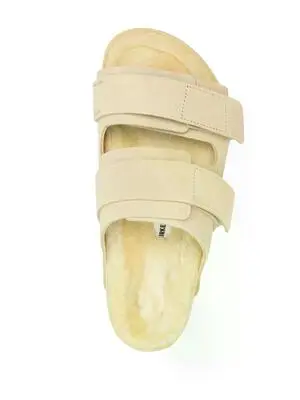 BIRKENSTOCK Tekla Uji Suede Sandals - Neutrals