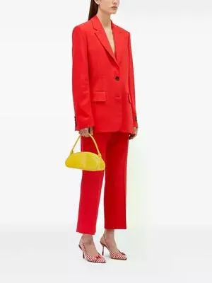 MSGM Single-breasted Blazer - Red