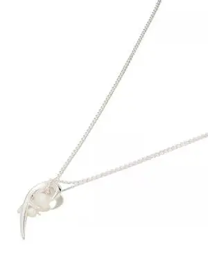 SHAUN LEANE Cherry Blossom Pearl Pendant Necklace - Silver