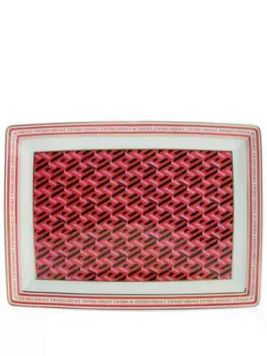 Versace X Rosenthal La Greca Platter - Red