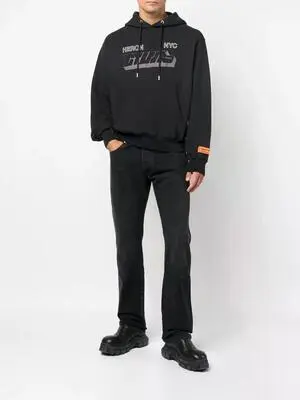 Heron Preston Graphic-print Jersey Hoodie
