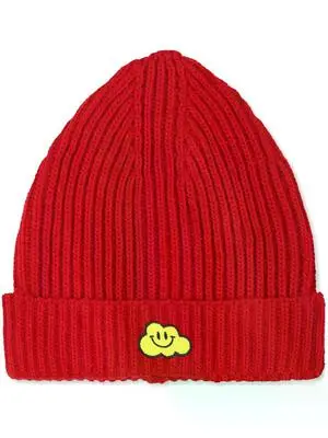 GHAYME Cloud-appliqué Beanie - Red