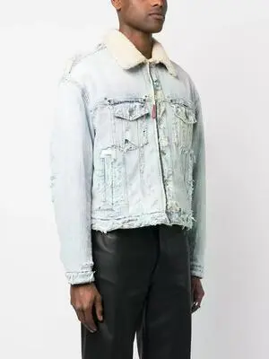 Dsquared2 Distressed Denim Jacket