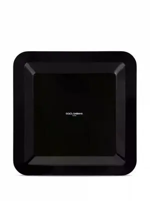 Dolce & Gabbana Medium Zebra-print Wood Tray