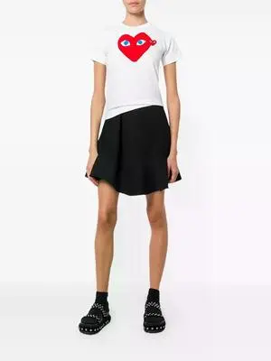 Play Comme Des Garcon Heart-print T-shirt