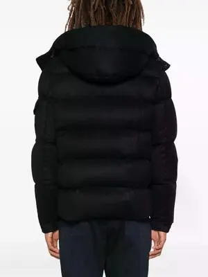 Moncler Maya 70 Wool Padded Jacket - Black