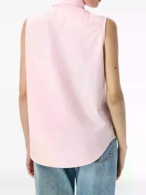 Polo Ralph Lauren Sleeveless Button-up Shirt - Pink