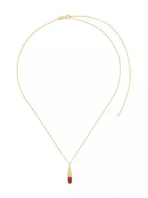 TRUE ROCKS True Rocks Mini Pill Pendant Necklace Gold