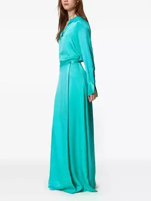 TWINSET Satin-finish Maxi Skirt