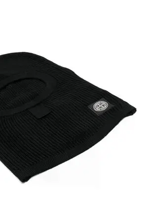 Stone Island Compass-patch Virgin Wool Balaclava
