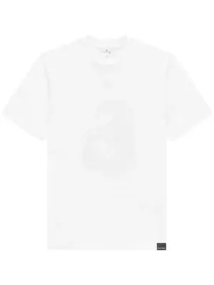COURREGES Logo-patch Cotton T-shirt