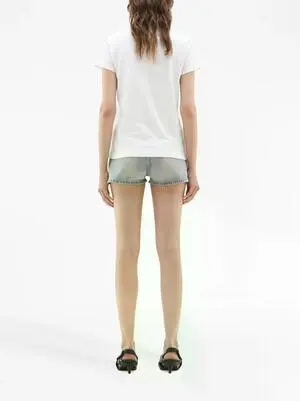 COURREGES Logo-patch Cotton T-shirt