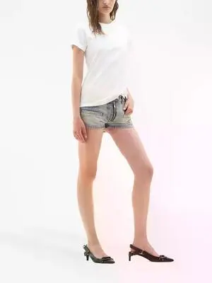 COURREGES Logo-patch Cotton T-shirt