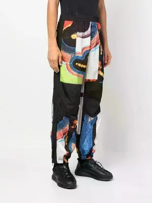 AMBUSH Abstract-pattern Paneled Track Pants