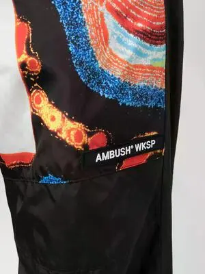 AMBUSH Abstract-pattern Paneled Track Pants