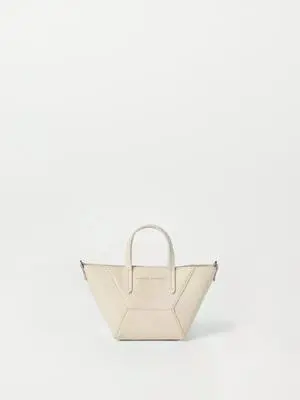 Brunello Cucinelli Mini Bc Duo Leather Tote Bag - Neutrals