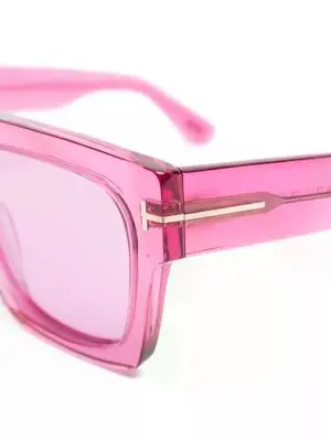 TOM FORD Fausto Square-frame Sunglasses - Pink