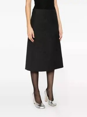 JIL SANDER A-line Midi Skirt