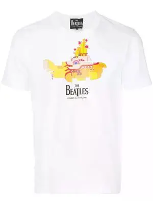 Comme Des Garçons The Beatles Print T-shirt - White