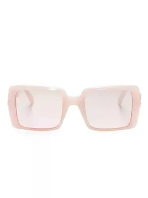 Moncler Promenade Rectangle-frame Sunglasses - Pink