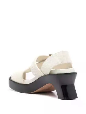 Loewe Ease 90mm Suede Sandals