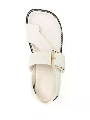 Loewe Ease 90mm Suede Sandals