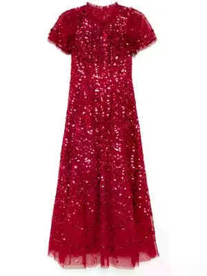 NEEDLE & THREAD Deco Dot Ankle Gown
