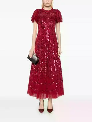 NEEDLE & THREAD Deco Dot Ankle Gown