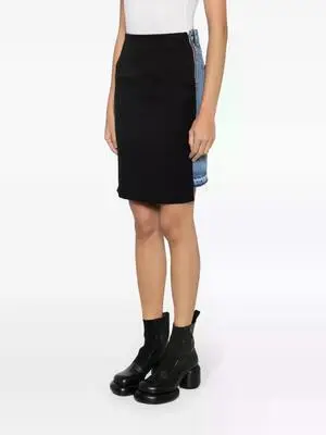 MAISON MARGIELA Asymmetric Panelled Denim Skirt