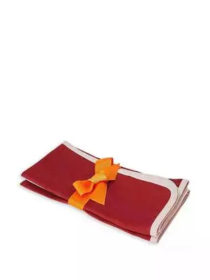 La DoubleJ Contrast Trimming Napkin Two-piece Set