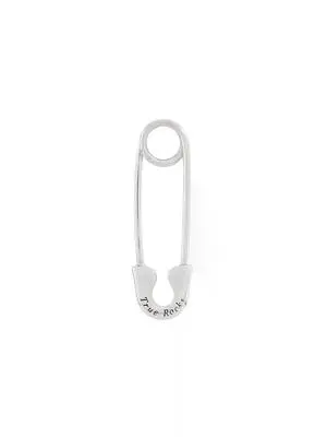 TRUE ROCKS Safety Pin Stud Earring - Silver