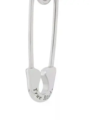 TRUE ROCKS Safety Pin Stud Earring - Silver
