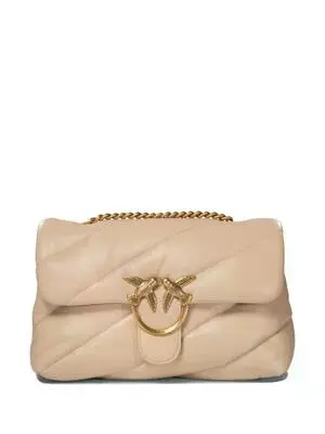 Pinko Love Puff Shoulder Bag - Neutrals