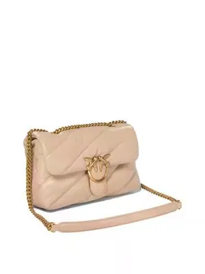 Pinko Love Puff Shoulder Bag - Neutrals