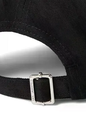 Karl Lagerfeld Ikon Baseball Cap - Black