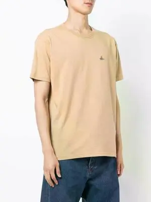 VIVIENNE WESTWOOD Orb-logo Short-sleeved T-shirt - Brown