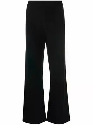 PAULA Ribbed Cashmere Flared Trousers