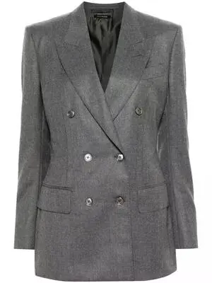 TOM FORD Mélange Double-breasted Blazer
