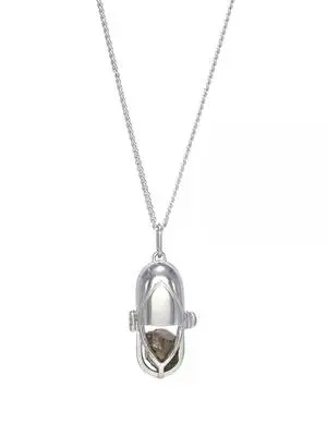 CAPSULE ELEVEN Crystal Pendant Necklace - Silver