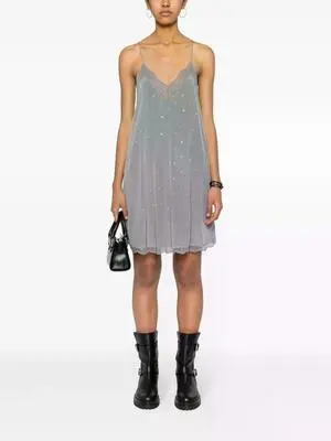 Zadig&Voltaire Ristyz Rhinestone-embellished Mini Dress