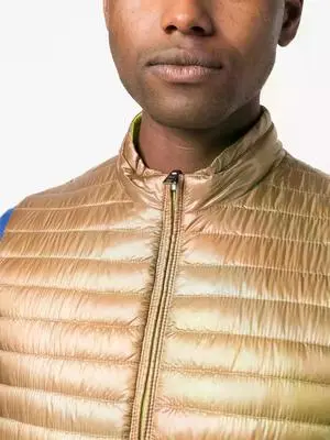 Herno Quilted Reversible Down Gilet - Yellow