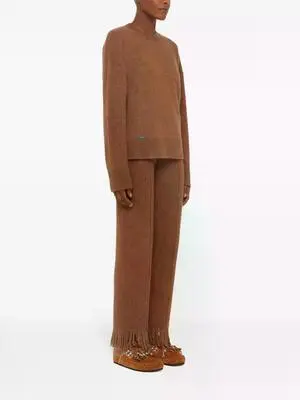 Alanui Ribbed-edge Cashmere-blend Jumper