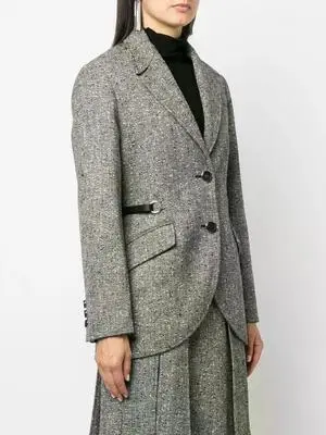 DURAZZI MILANO Single-breasted Virgin Wool-blend Blazer