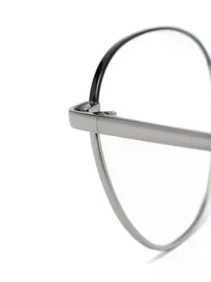 Linda Farrow Round-frame Metallic Glasses